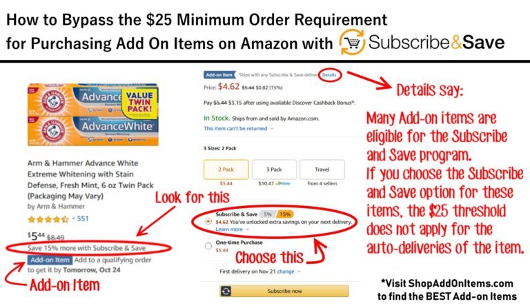 What is an Add On Item on Amazon?